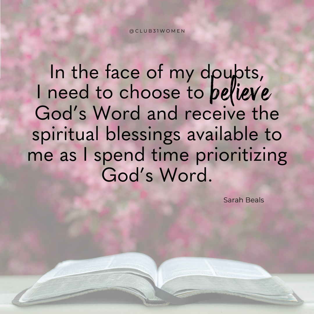 Believing Beyond Doubt: Strengthening Your Faith Daily - Club31Women