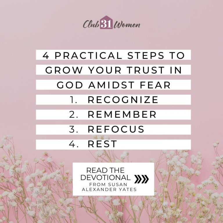 Facing Fear with Faith: 4 Steps to Trusting God When Anxiety Strikes ...